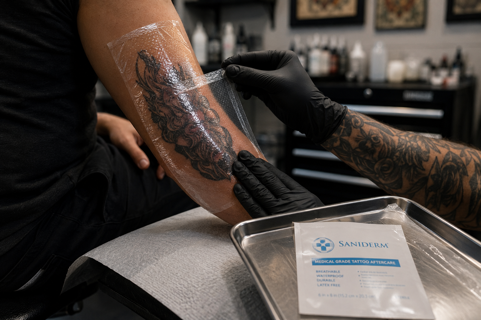 Second Skin and Saniderm for Tattoos: The Complete Studio Guide ...