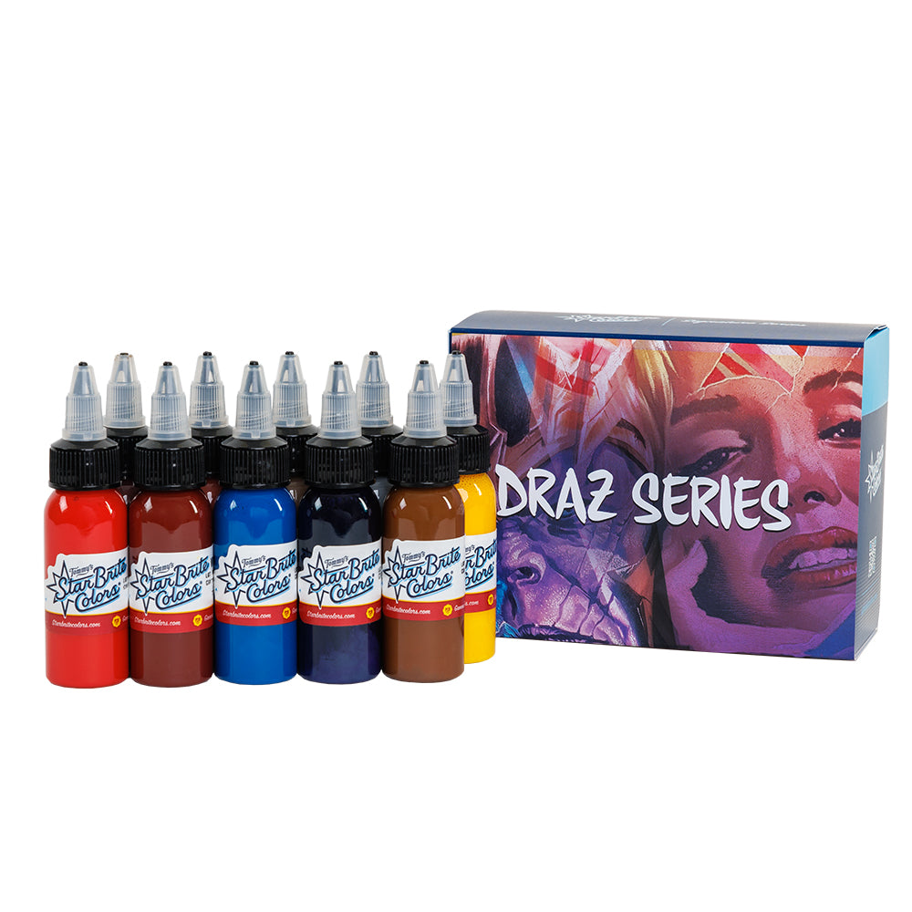 StarBrite Draz Palaming Series | Tattoo Ink Set (10 Colors) – StarBrite ...