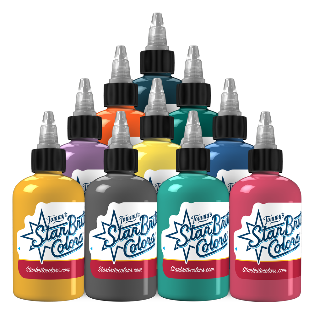 StarBrite Floral Series Tattoo Ink | 10 Vibrant Colors for Florals ...